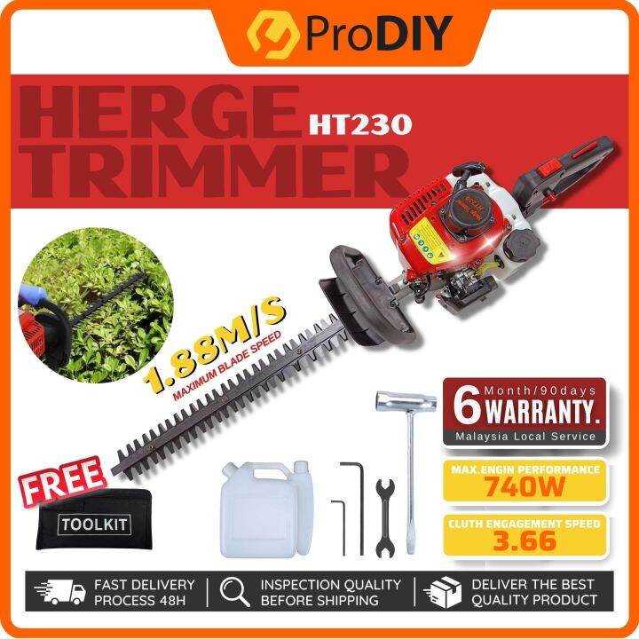 HT230 Hedge Trimmer Petrol Grass Trimmer Mesin Trimmer Mesin Trim Pokok ...