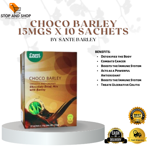 Sante Barley CHOCO Barley 15g x 10 sachets per box Sante CHOCO Barley ...