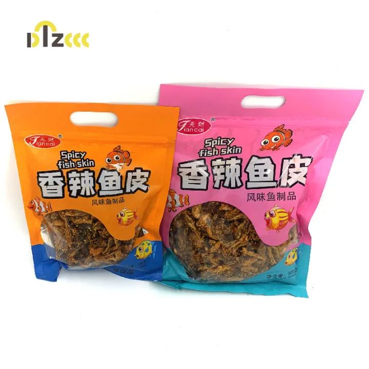 Spicy Fish Skin Sea Fish Skin Ready-to-eat Fish Skin Snack Snack ...