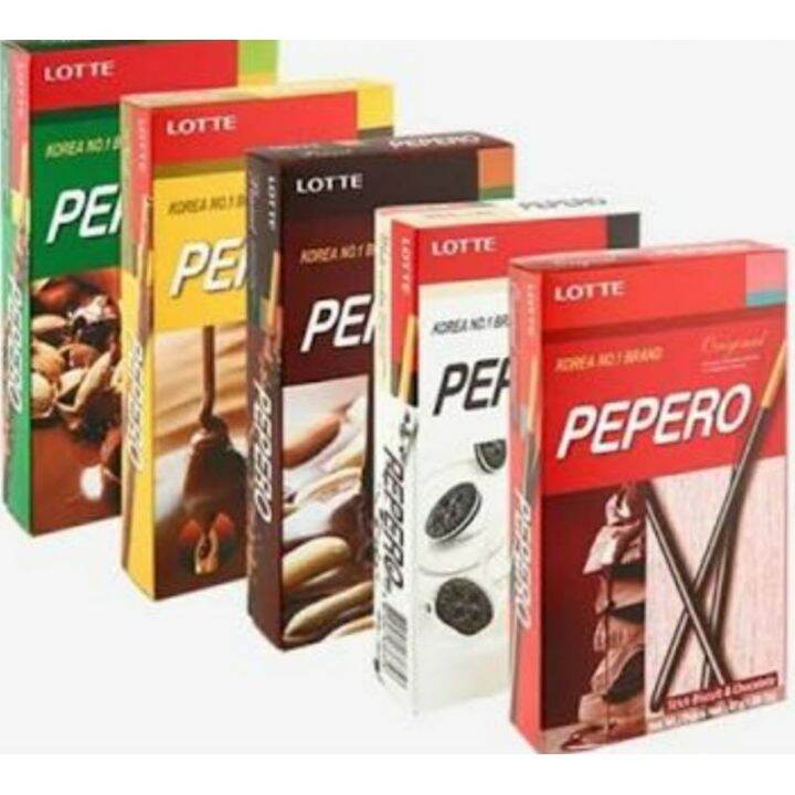 Lotte Pepero Chocolate Biscuits 256g/8 packs | Lazada PH