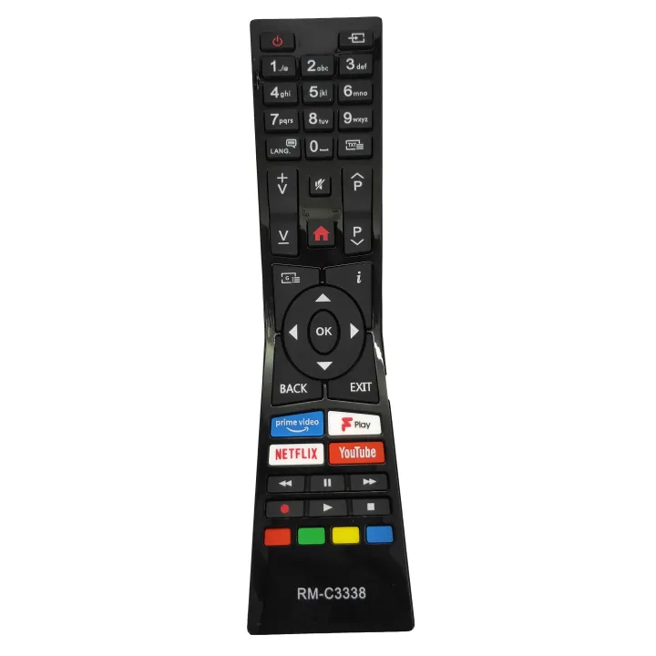 New RM-C3338 Replacemen for JVC Smart LED TV Remote Control for LT24C680 LT-24C680 with Prime ...