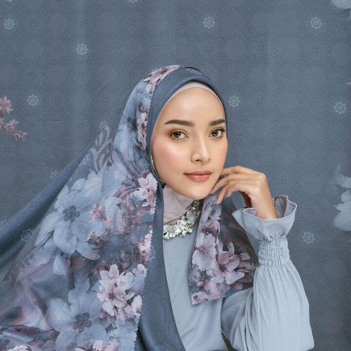 UC Signature | Rahyang Series | Hijab Print Naila Premium Voile ...