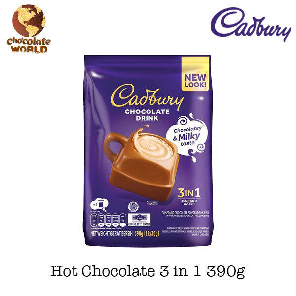 Cadbury 3 In 1 Hot Chocolate Drink 13sachets 390g | Lazada