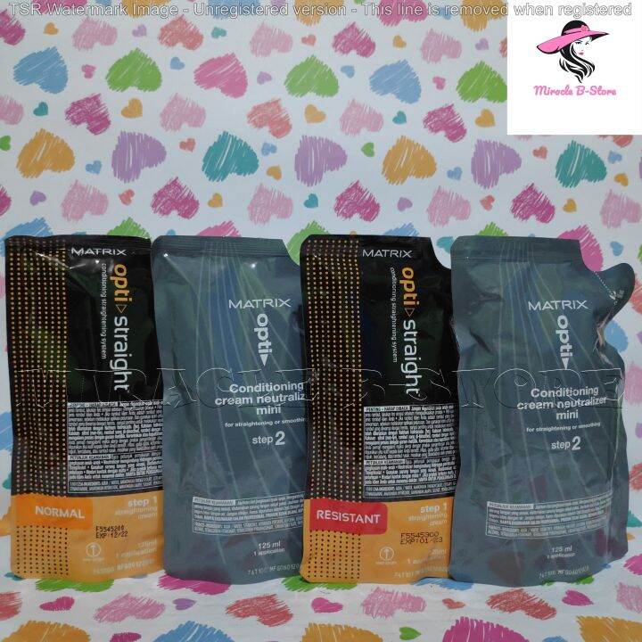 MATRIX OPTISTRAIGHT / OPTI STRAIGHT 125 ML X 2 STEP / MATRIK OBAT ...