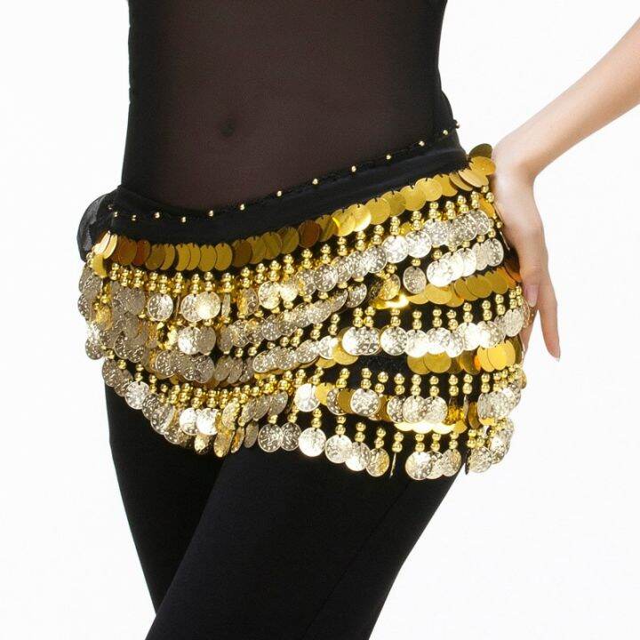 Lady Women Belly Dance Costume Bellydance Hip Scarf Belly Dancing Belt ...