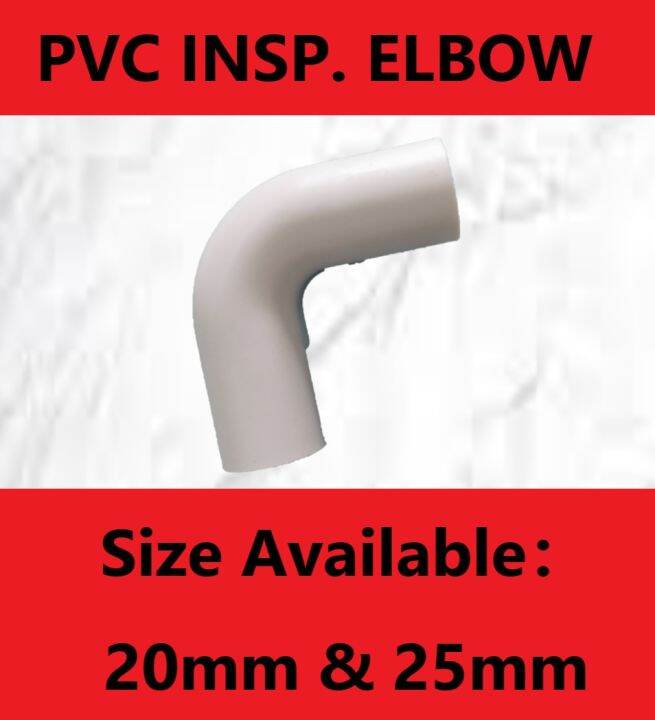 20mm & 25mm PVC INSP. ELBOW for Wiring PVC Conduit Pipe & DIY Works ...