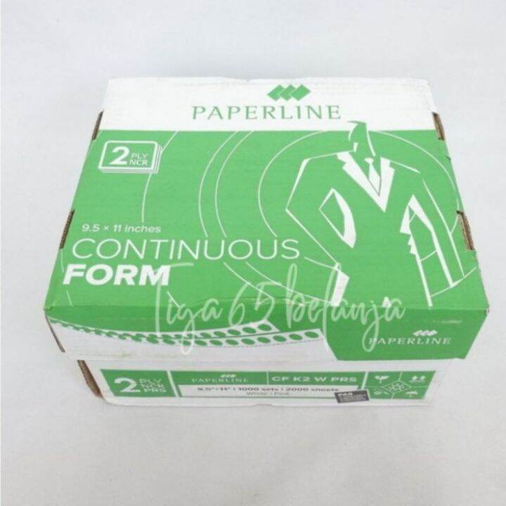 CONTINUOUS FORM 2 ply | Kertas Komputer Paperline 9.5 x 11 CF K2 W PRS ...