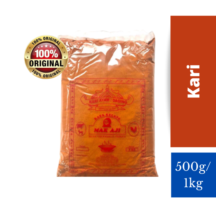 Rempah kari mak aji 500g/1kg | Lazada