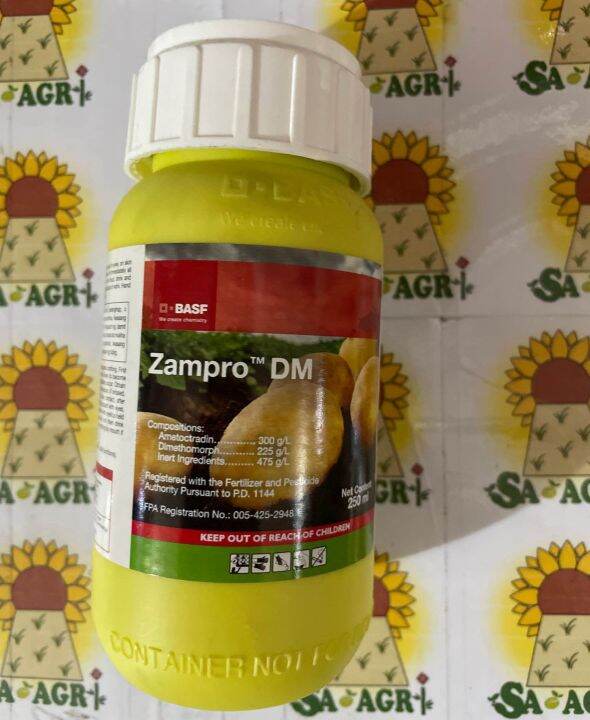 ZAMPRO DM AMETOCTRADIN + DIMETHOMORPH FUNGICIDE (250mL) BY BASF | Lazada PH