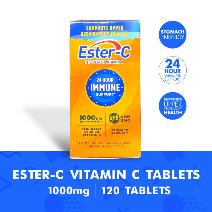 Ester C 1000 mg 120 tabs | Lazada PH