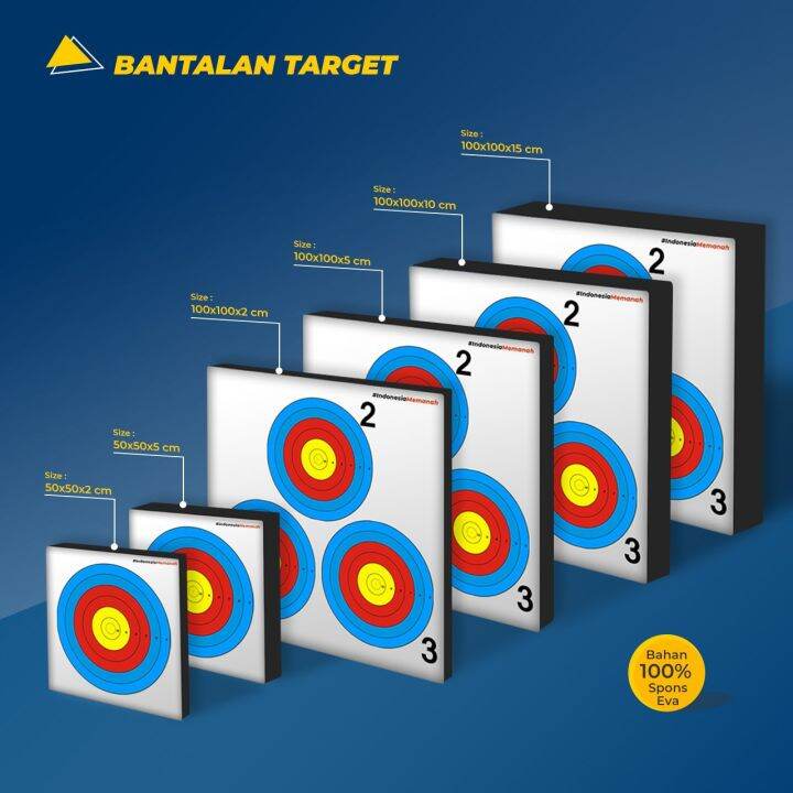 BANTALAN TARGET UKURAN 100X100X15/TARGET PANAHAN | Lazada Indonesia