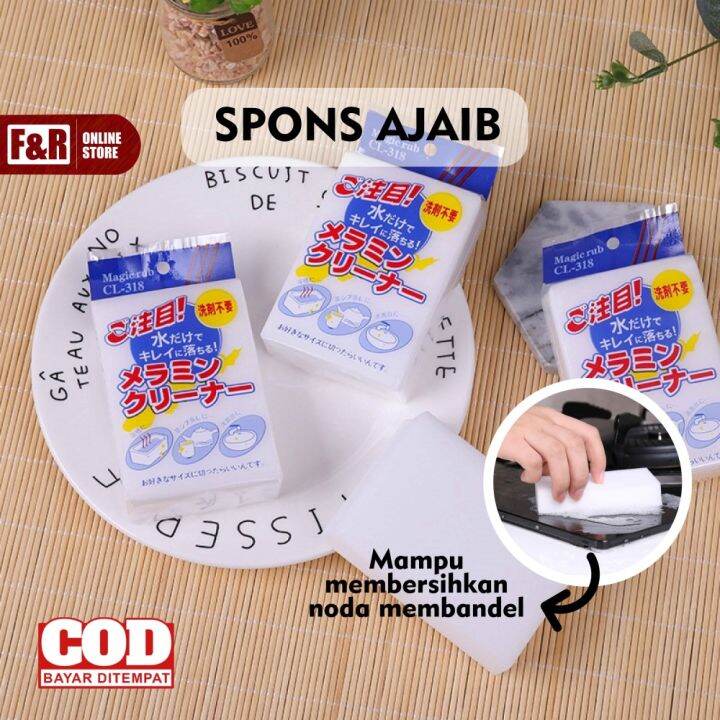 Spon Ajaib | Busa Pembersih Serbaguna | Spons Cuci Piring | Nano Magic ...