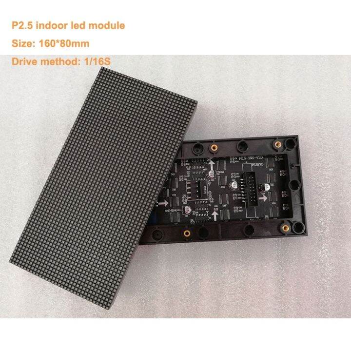 Indoor Rgb Smd2121 P2.5mm Mini Led Module 160*80mm 64*32dots Full Color ...