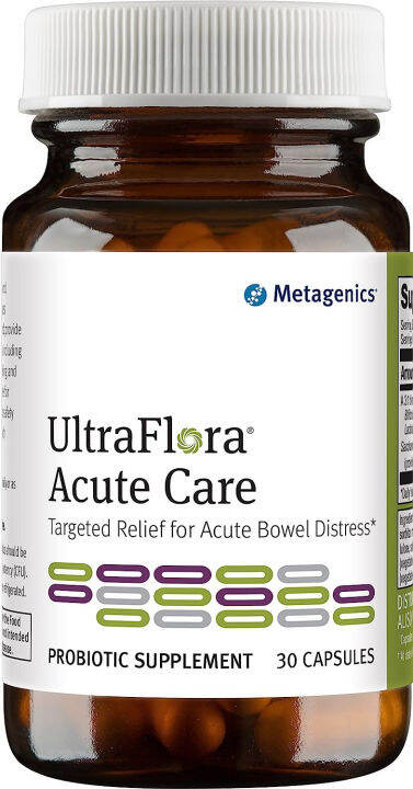 Metagenics UltraFlora Acute Care Daily Probiotic Supplement to Help ...