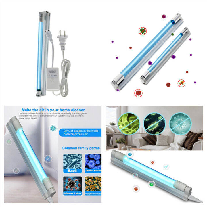6W 8W 10W 15W UV Light Disinfection Germicidal Lamp Light UV Bulb Sterilizer T5 Tube UVC Dust ...