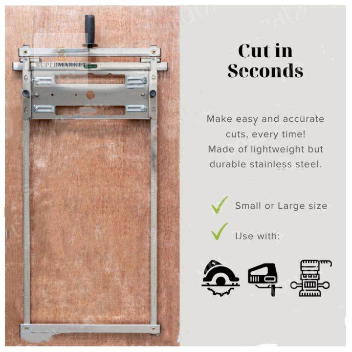 Cutting Guide Jig For Saw Cutter Router Stainless Board Frame For ...