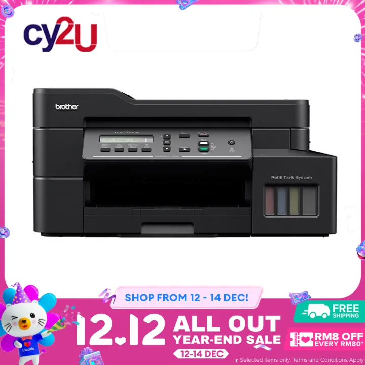 Brother DCP-T720DW A4 Refill Ink Tank Printer (Print, Scan, Copy ...