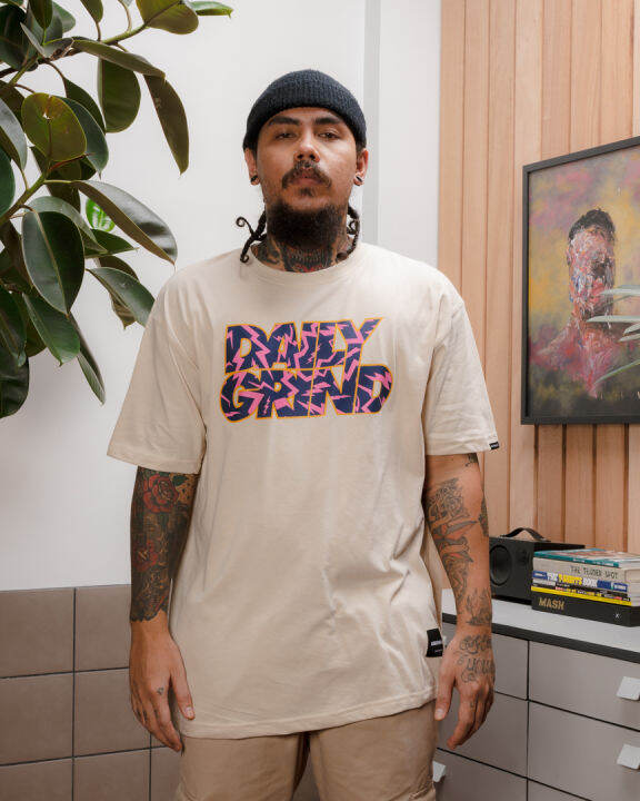 DAILY GRIND RUMBLE TSHIRT (CREAM) | Lazada PH