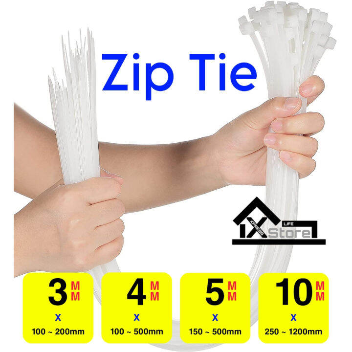 Cable tie Electrical cable tie Heavy-duty cable tie Locking zip Nylon ...