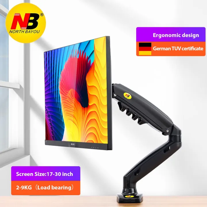 NB North Bayou F80 Monitor Desk Mount Stand Full Motion Swivel Monitor ...