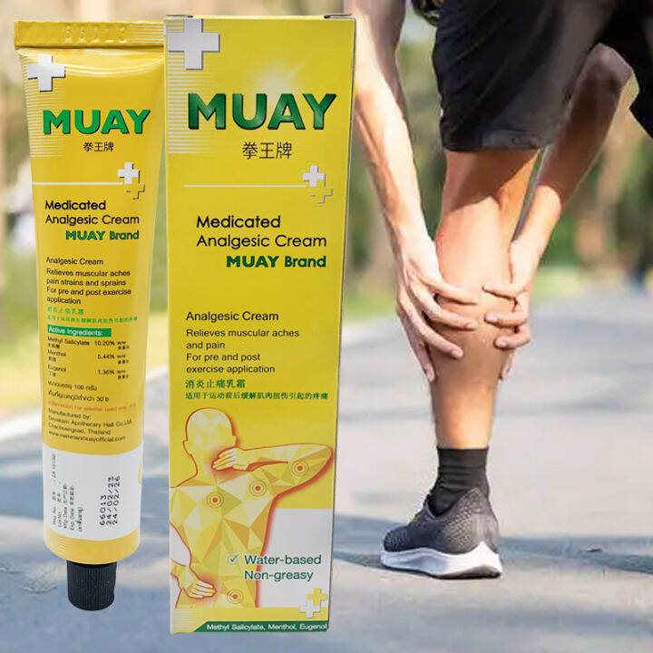 100g Thai Namman Muay Cream Muscle Sprains Joints Bruises Rheumatoid ...