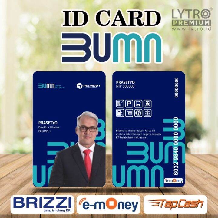ID CARD BUMN - MERCHANDISE BUMN - Emoney - Brizzi - Tapcash Custom ...