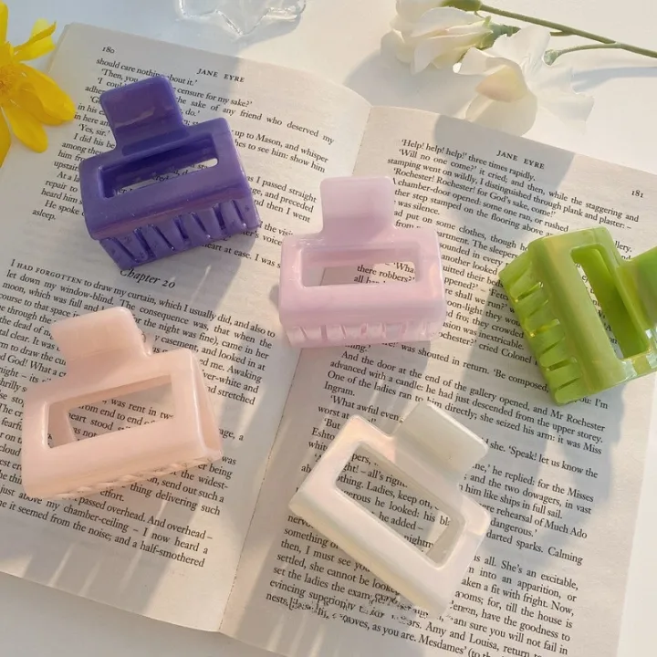 Small Size Hair Clips Plastic Hair Claws Pins Clamps for Girls and ...