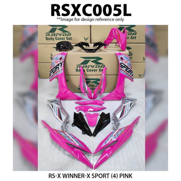 Rapido Cover Set Honda RS-X Winner-X Sport (4) White Blue Silver Pink ...