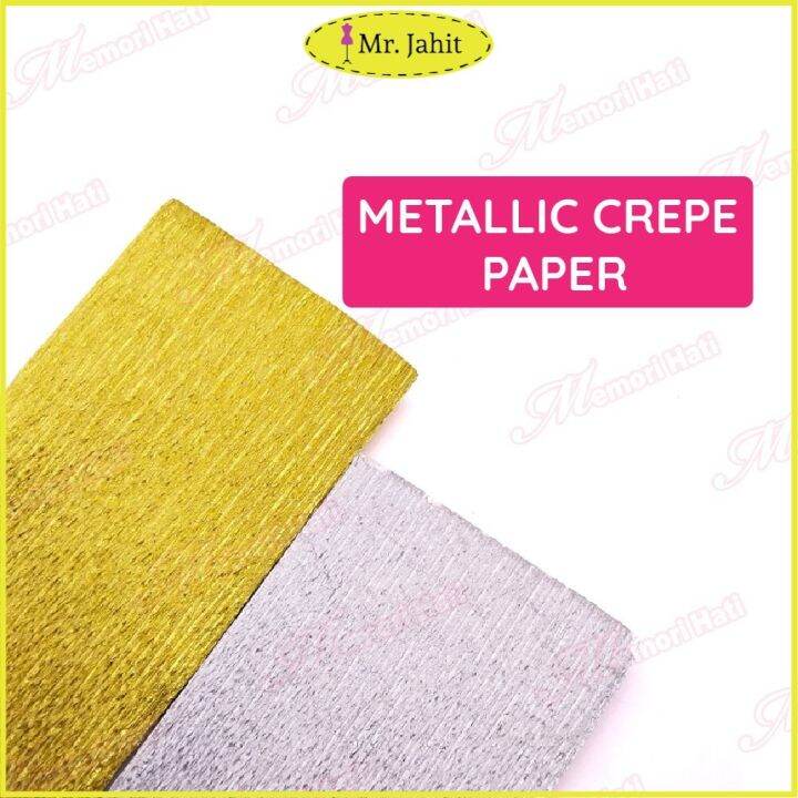 Metallic Crepe Paper / Wrapping Paper | Lazada