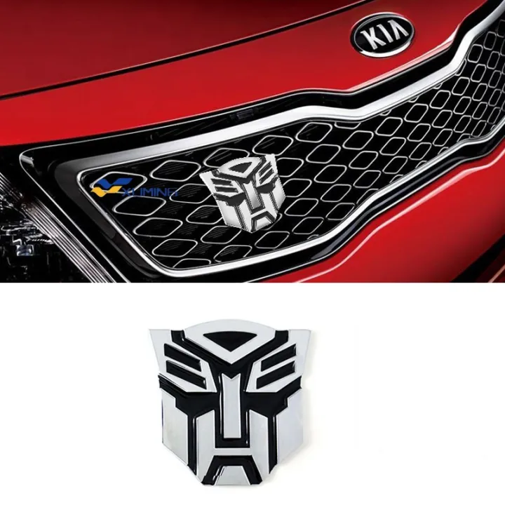 xuming Big Silver Transformer Autobot Emblem Badge Sticker For Cars ...