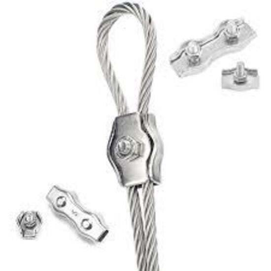 Wire rope clamp thimble simple duplex 6mm | Lazada PH