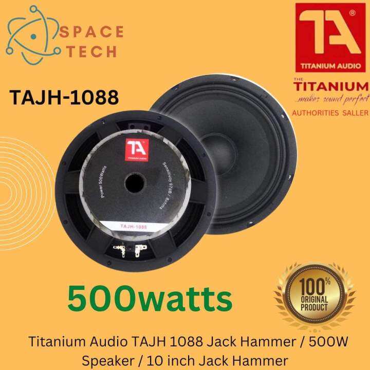 Titanium Audio TAJH 1088 Jack Hammer / 500W Speaker / 10 inch Jack ...