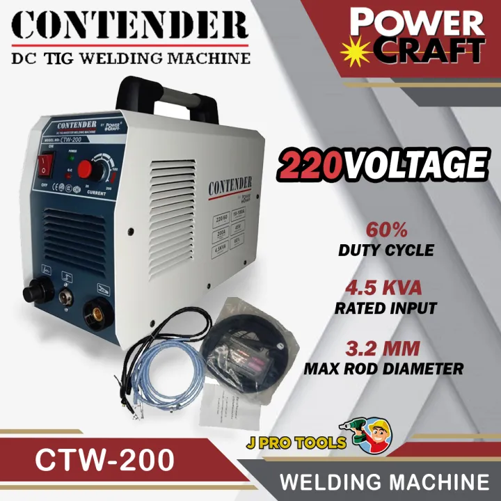 CONTENDER TIG Welding Machine 200amp (CTW 200) | Lazada PH