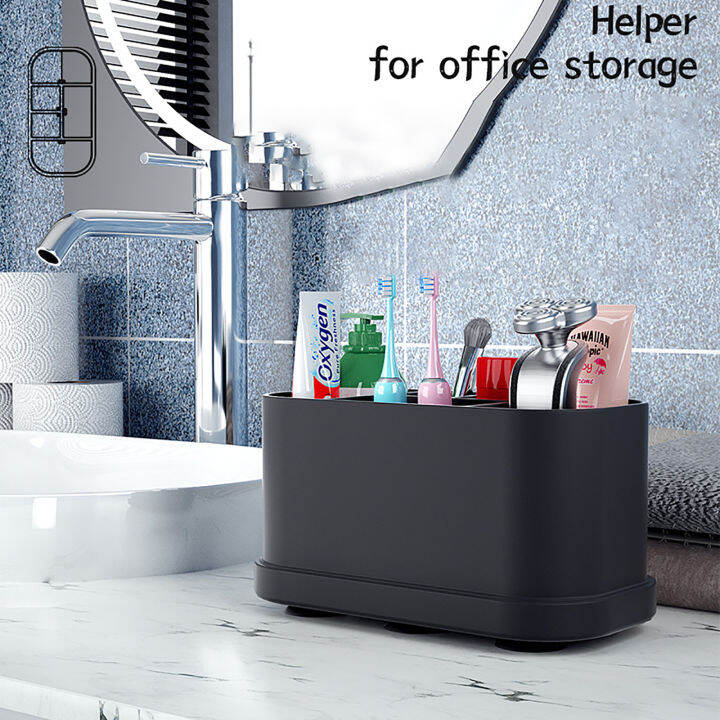 Silicone Rustic Storage Family Caddy Kids Large Toothbrush Holder ...