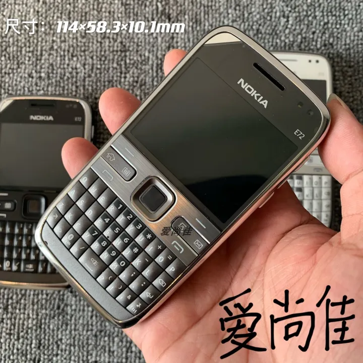 For Nokia E72 Full Keyboard Metal Business Button Student Spare Ring ...