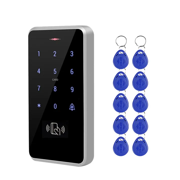 IP68 Waterproof Access Control Keypad Outdoor RFID Access Controller Touch Door Opener System ...