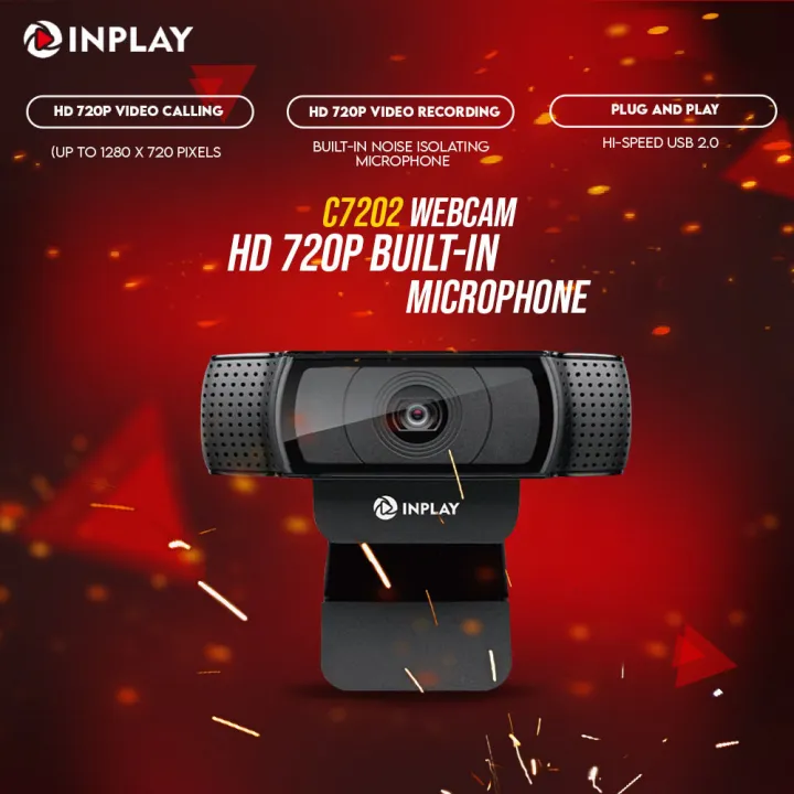 Inplay C7202 | Webcam HD 720P Built-in Microphone | Inplay by EJD ...