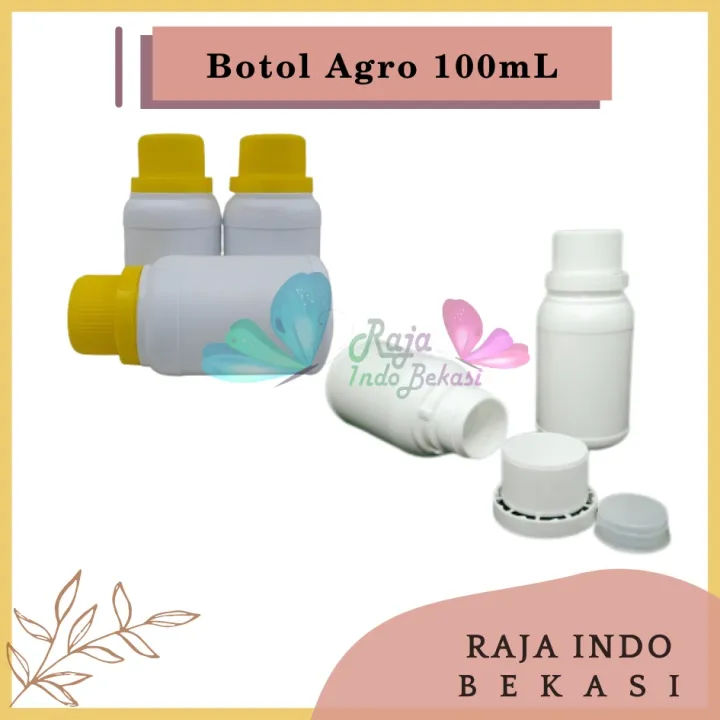 Botol Agro 100ml Botol 100ml Botol HDPE 100ml Dof Botol Minyak Kapsul ...