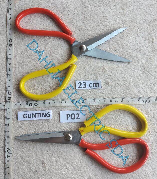 GUNTING JUMBO MERAH KUNING P-02 | Lazada Indonesia