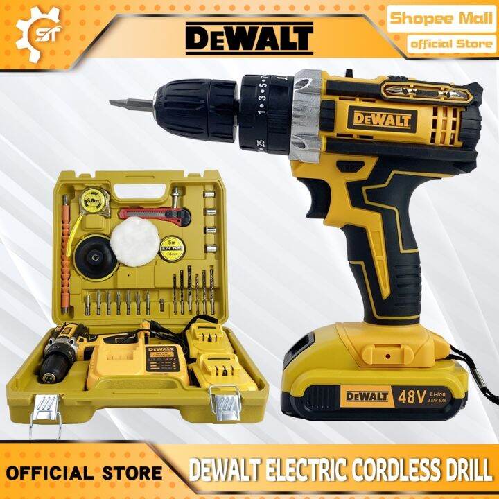 2023 Dewalt Cordless Electric Drill Impact Hammer Impact/ Polisher 2x Battery Screwdriver Power ...