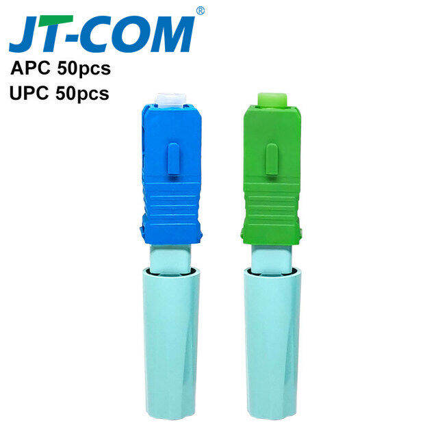 JT-COM New SC APC SM Single-Mode Optical Connector FTTH Tool Cold Connector Tool SC UPC Fiber ...