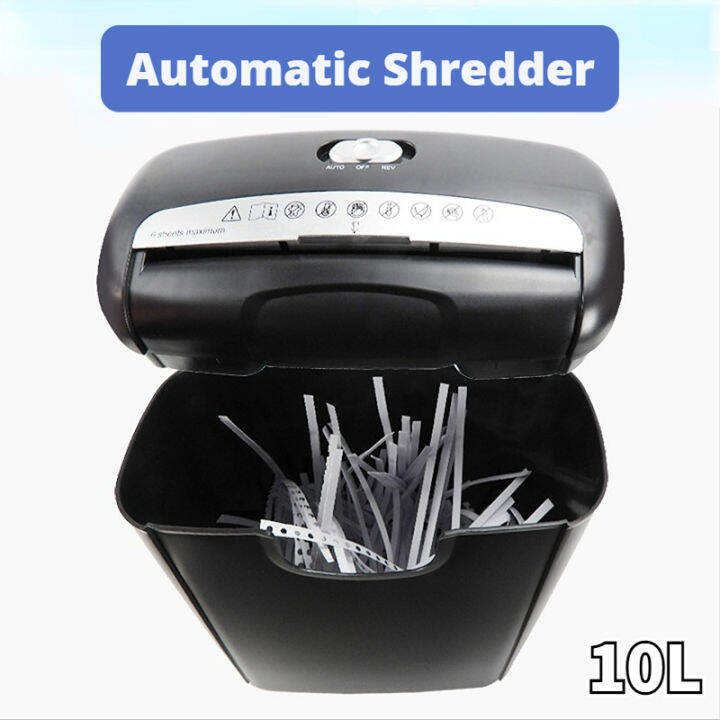 Shredder A4 Automatic Paper Shredder Portable Strip Paper Shredder ...