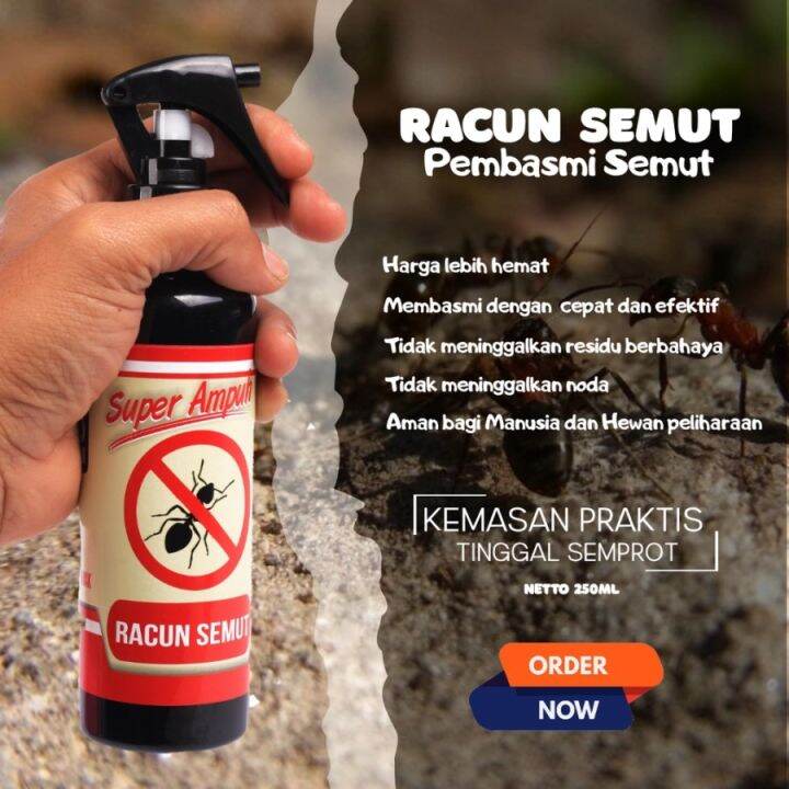 Racun Anti Semut Rang-rang Racun Semut Semprot Super Ampuh | Lazada ...