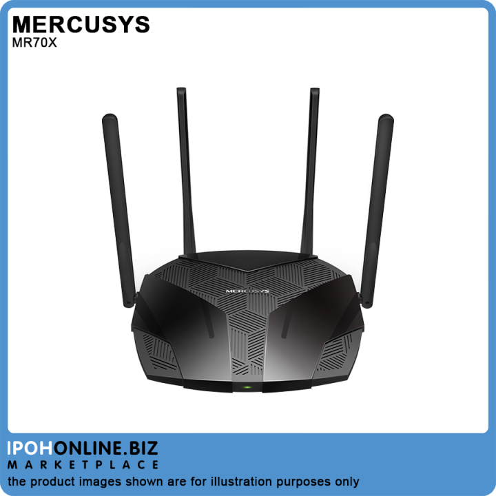 Mercusys MR70X AX1800 Wireless Dual Band Gigabit MU-MIMO WiFi 6 Router ...