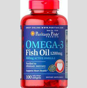puritans pride omega 3 fish oil 1200 mg 100 softgels | Lazada PH