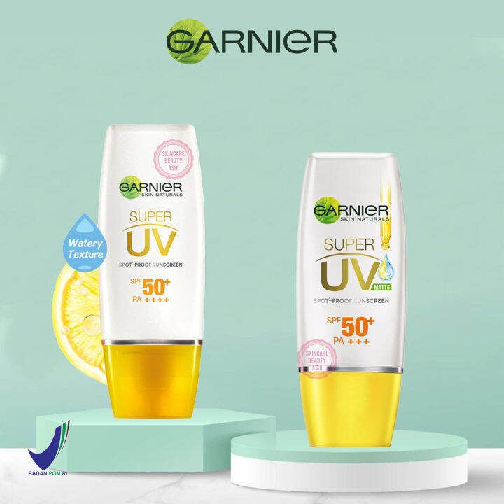 GARNIER Super UV Spot Proof Sunscreen SPF 50+ PA+++ Matte | Natural ...