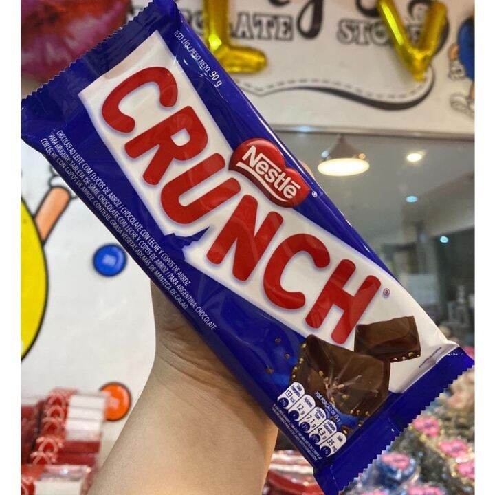 hot NESTLE CRUNCH MILK CHOCOLATE BAR 100g | Lazada PH