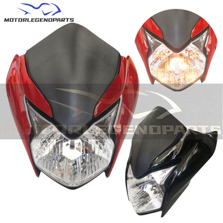 Honda CB 110 Headlight Assy With Head Light Cowling Motorcycle Black ...