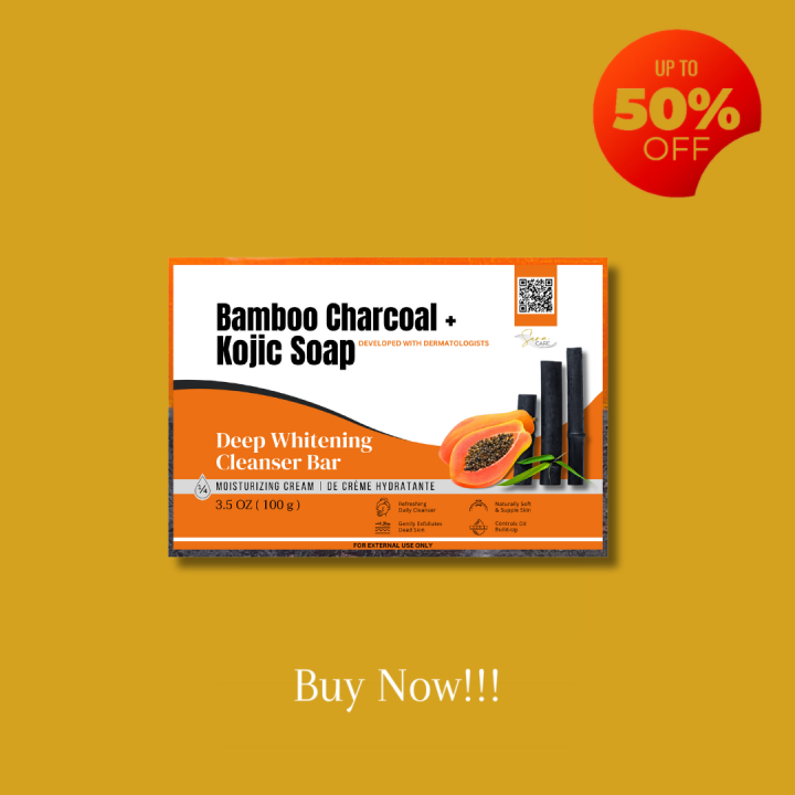Bamboo Charcoal+Kojic Glutathione Whitening Beauty Soap Bar Original by ...