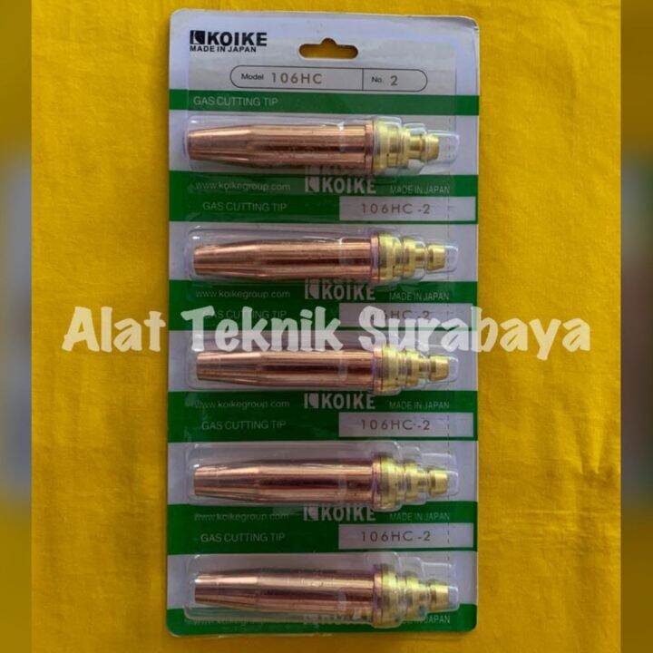 CUTTING TIP KOIKE MK 100 GAS LPG NO 1 ; NO 2 ; NO 3 / NOZZLE MATA BLENDER POTONG | Lazada Indonesia